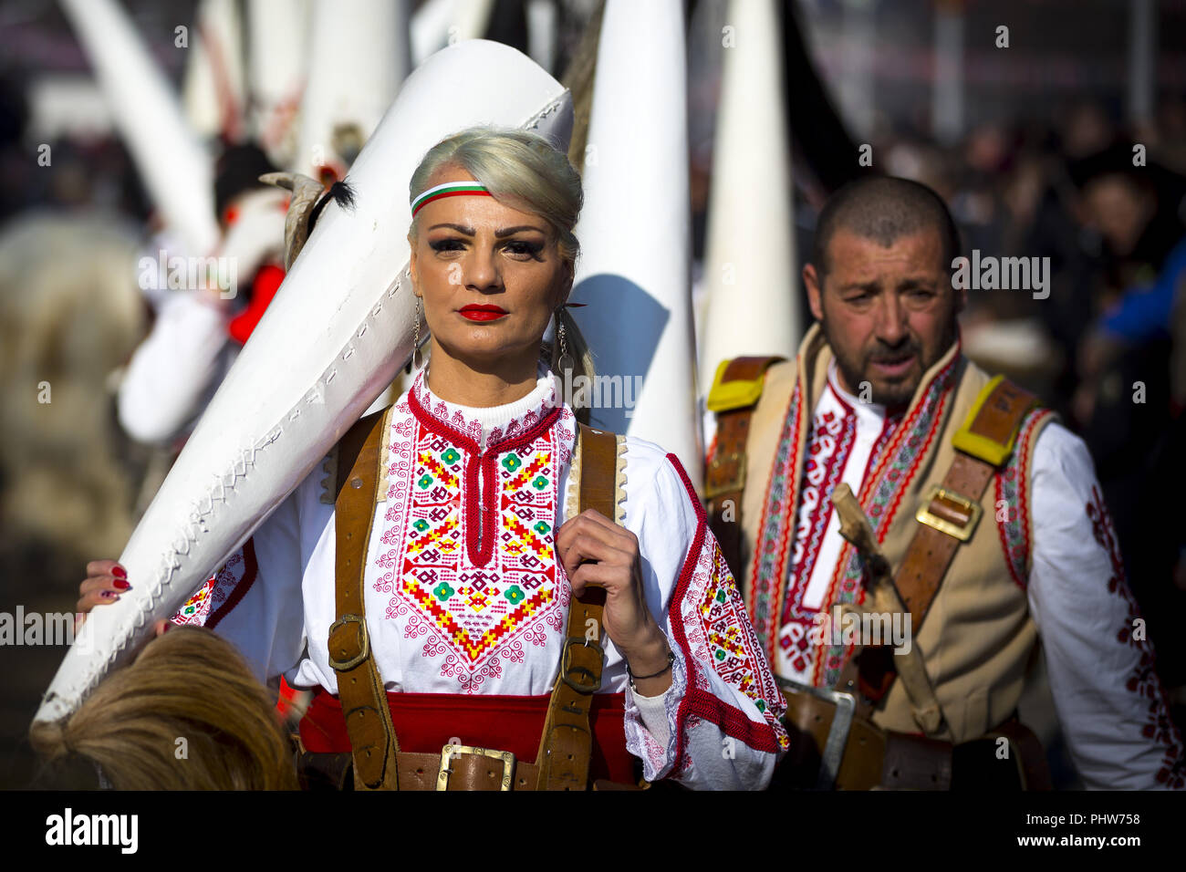 Festival of the Masquerade Games Surva Stock Photo - Alamy