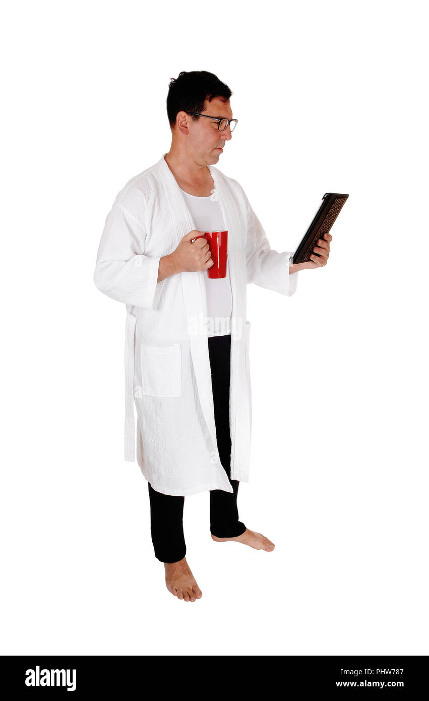 Man standing full length home Cut Out Stock Images & Pictures - Alamy