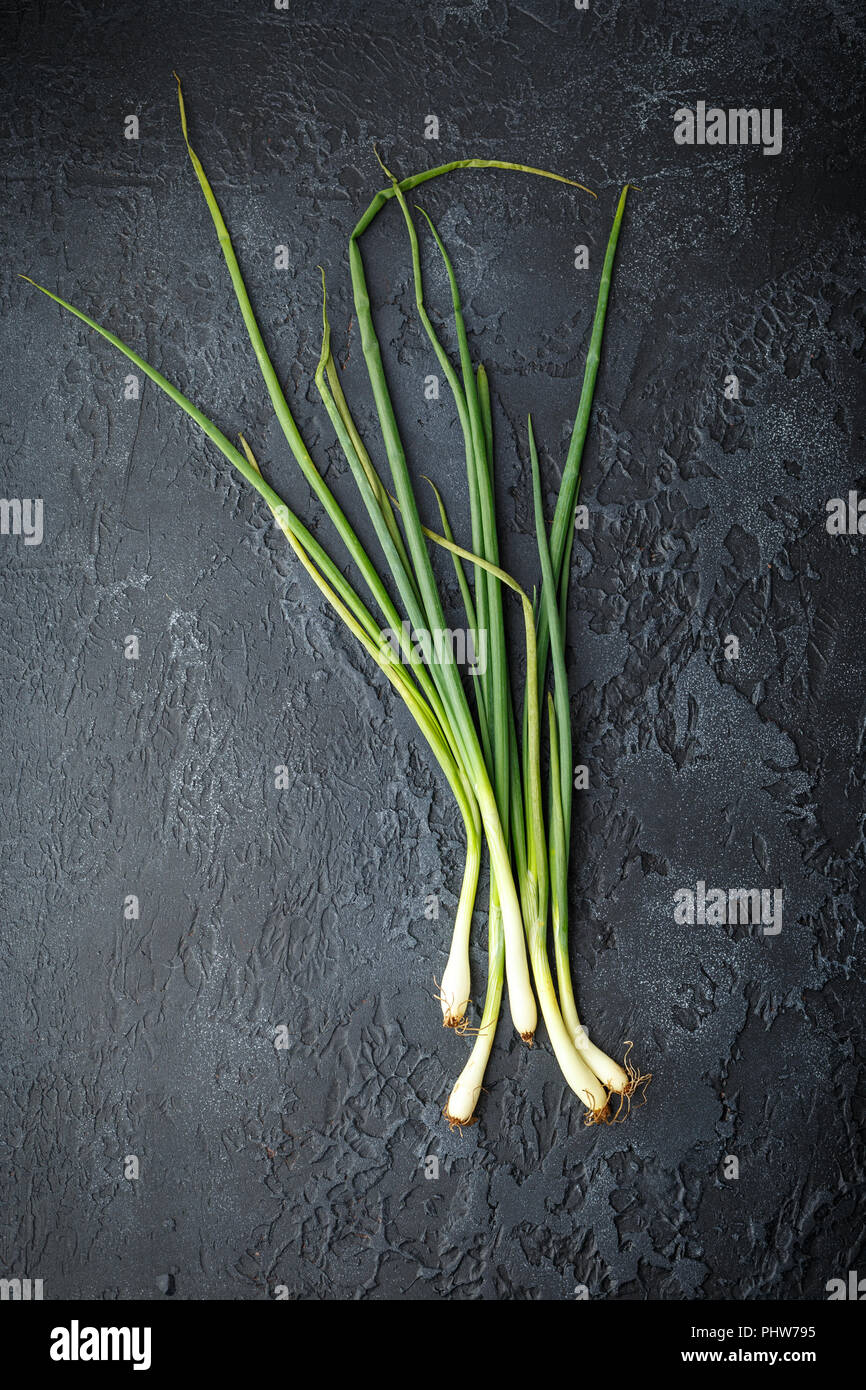 Image of spring onions hi-res stock photography and images - Alamy