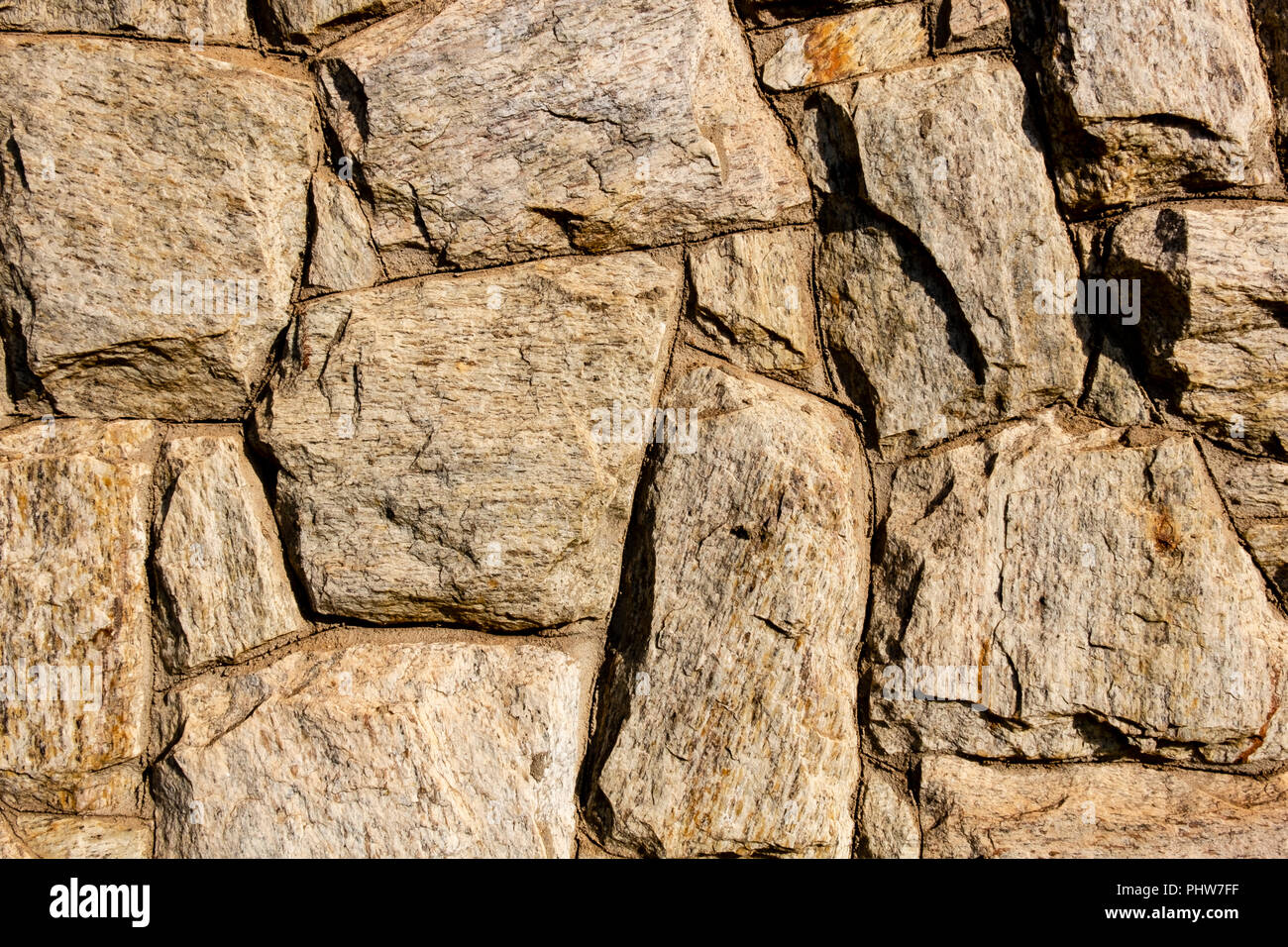 Stone wall as a background or texture. An example of masonry as a ...