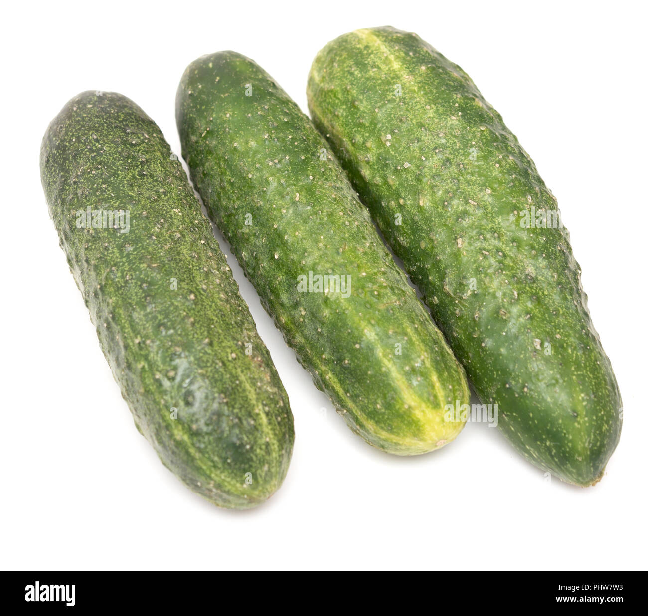 Cucumbers on white Stock Photo - Alamy