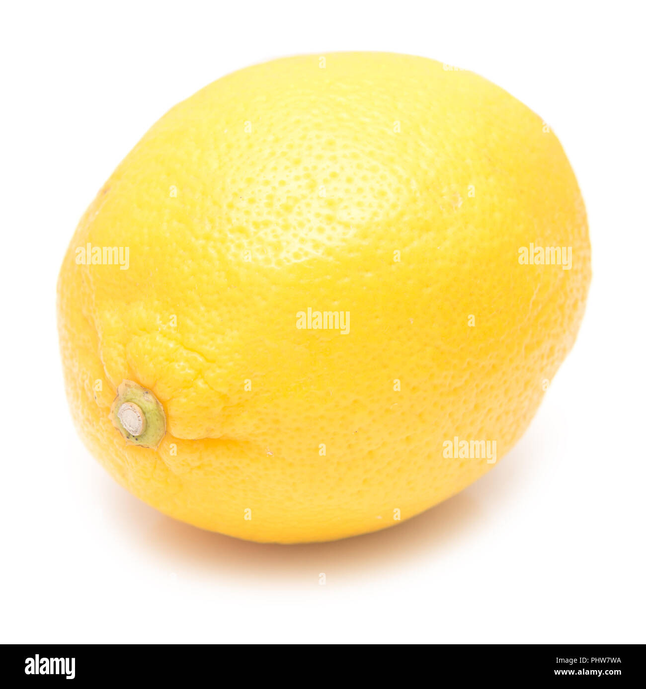 Lemon on white Stock Photo - Alamy
