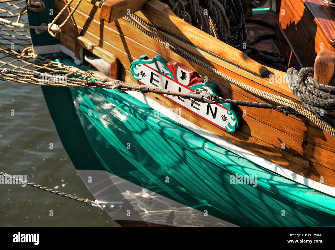 Sailing ship rigging masts shrouds hi-res stock photography and images ...