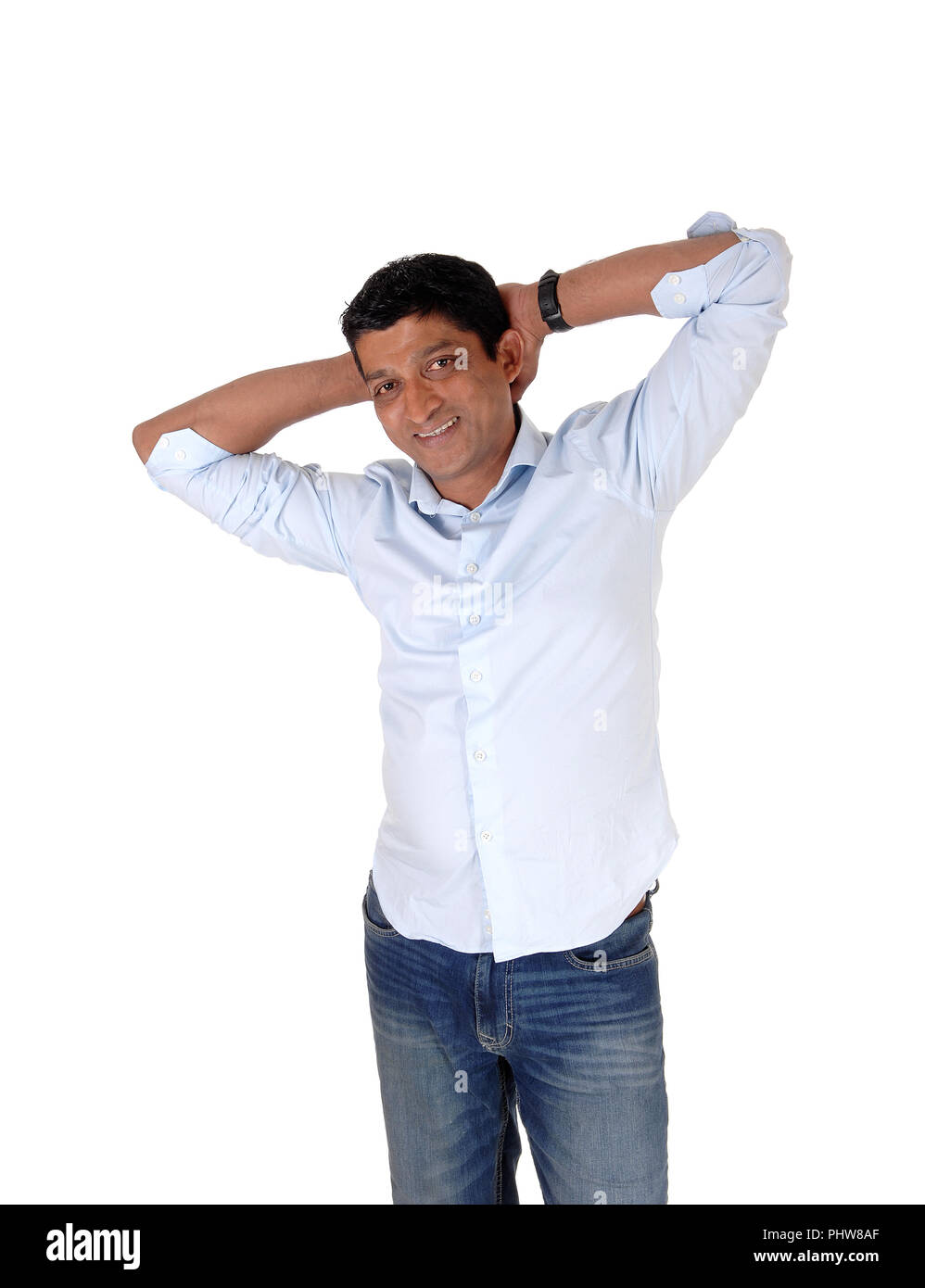 Indian man standing hi-res stock photography and images - Alamy