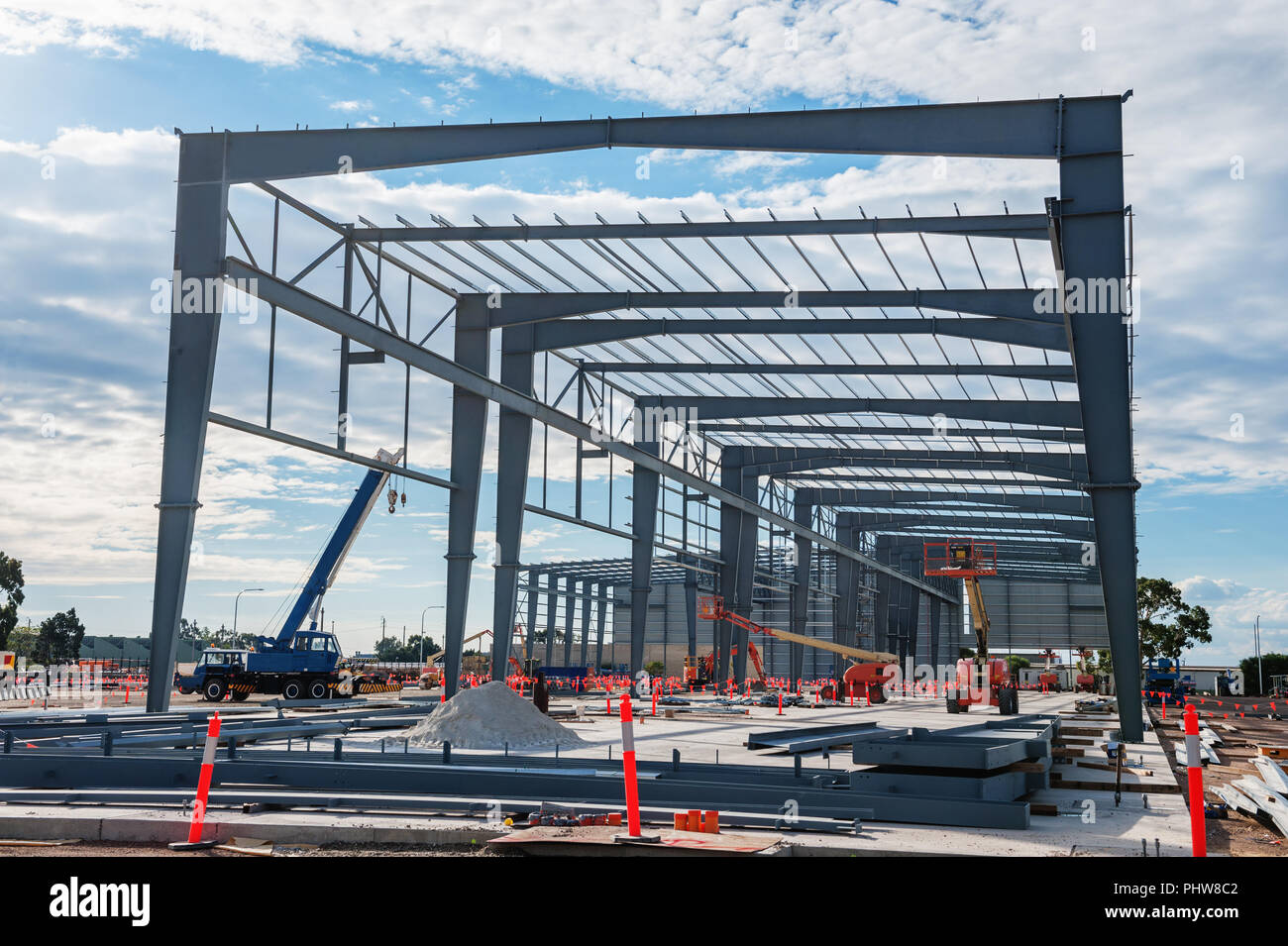 Industrial construction site Stock Photo - Alamy
