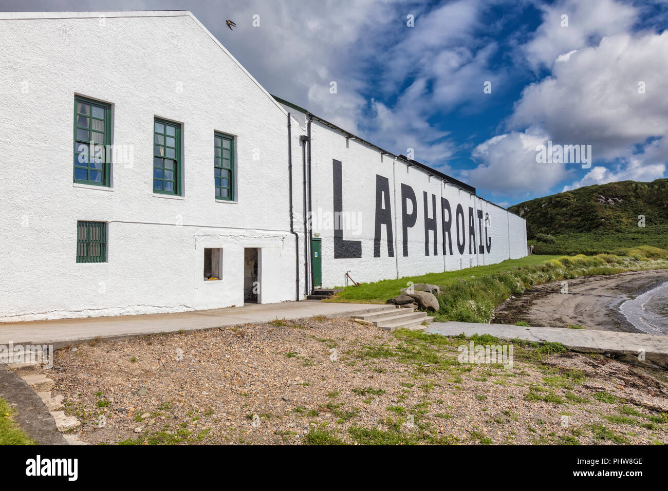 Laphroaig distillery, Islay, Inner Hebrides, Argyll, Scotland, UK Stock ...