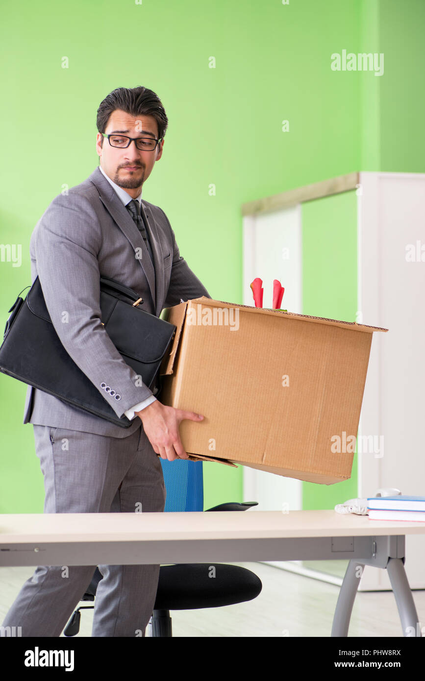 Male employee collecting stuff hi-res stock photography and images - Alamy