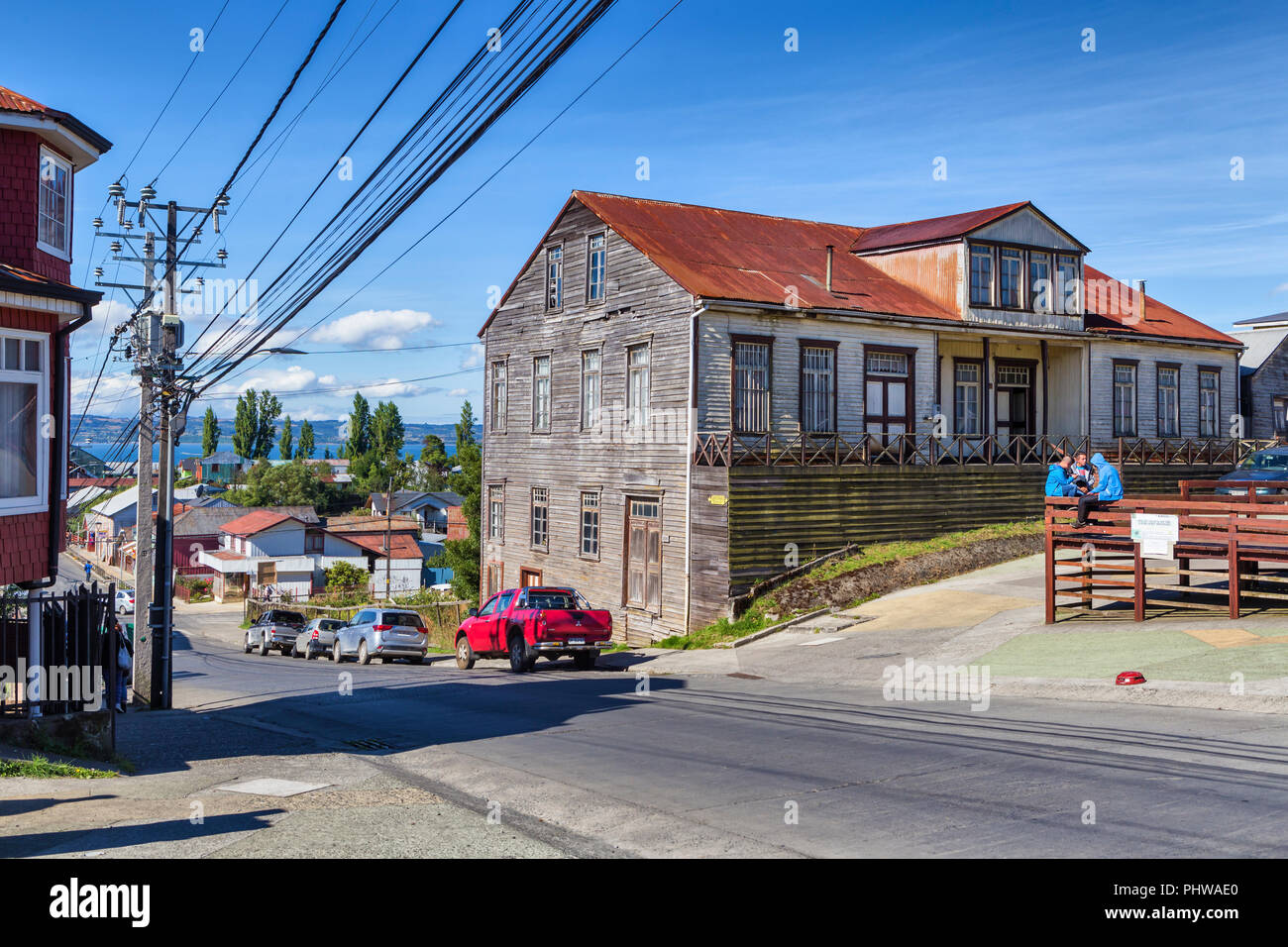 Chonchi, Chiloe island, Los Lagos region, Chile Stock Photo - Alamy
