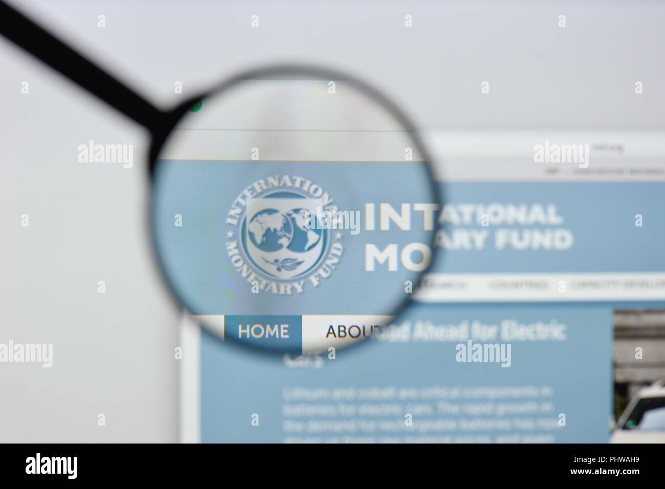 International monetary fund logo hi-res stock photography and images ...