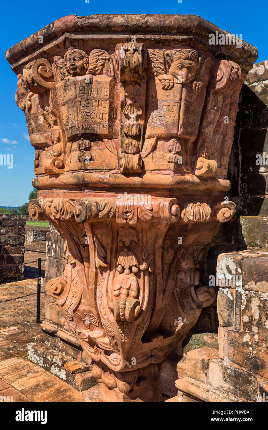 Ruins of Jesus de Tavarangue Jesuit mission (18th century), Jesus de ...