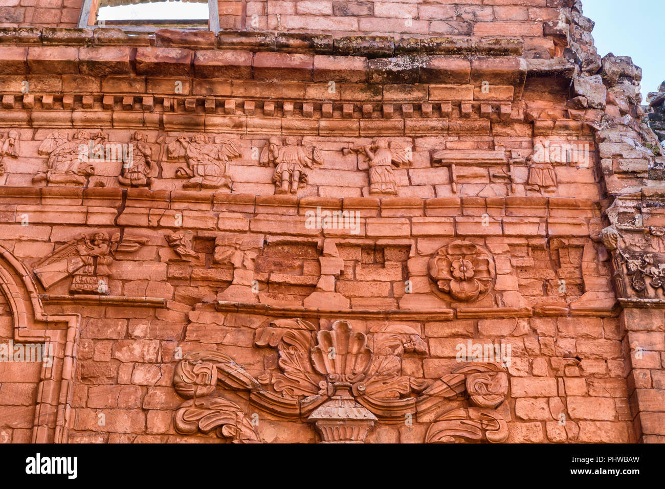 Ruins of Jesus de Tavarangue Jesuit mission (18th century), Jesus de ...