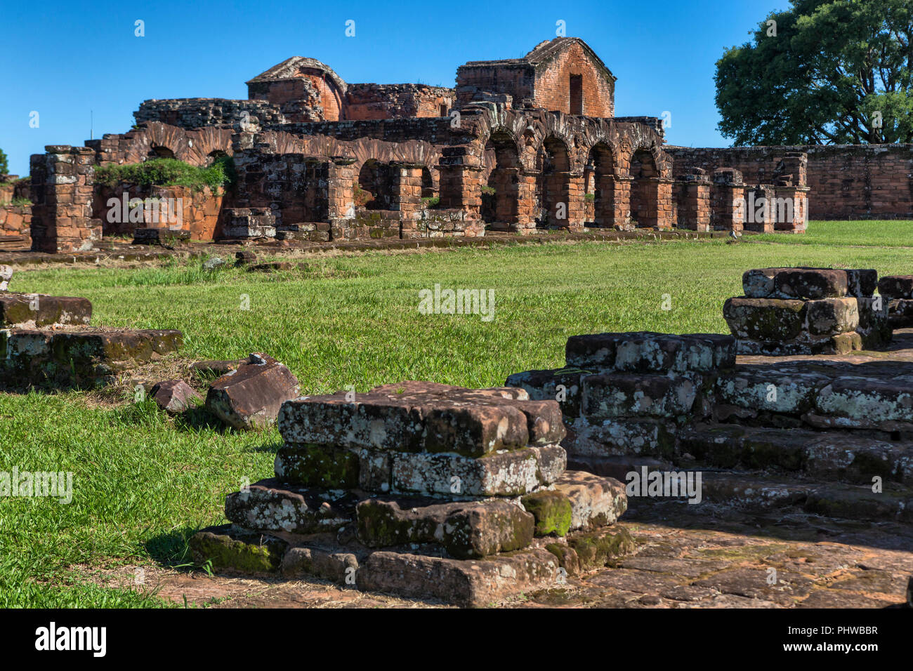 Ruins of Jesus de Tavarangue Jesuit mission (18th century), Jesus de ...