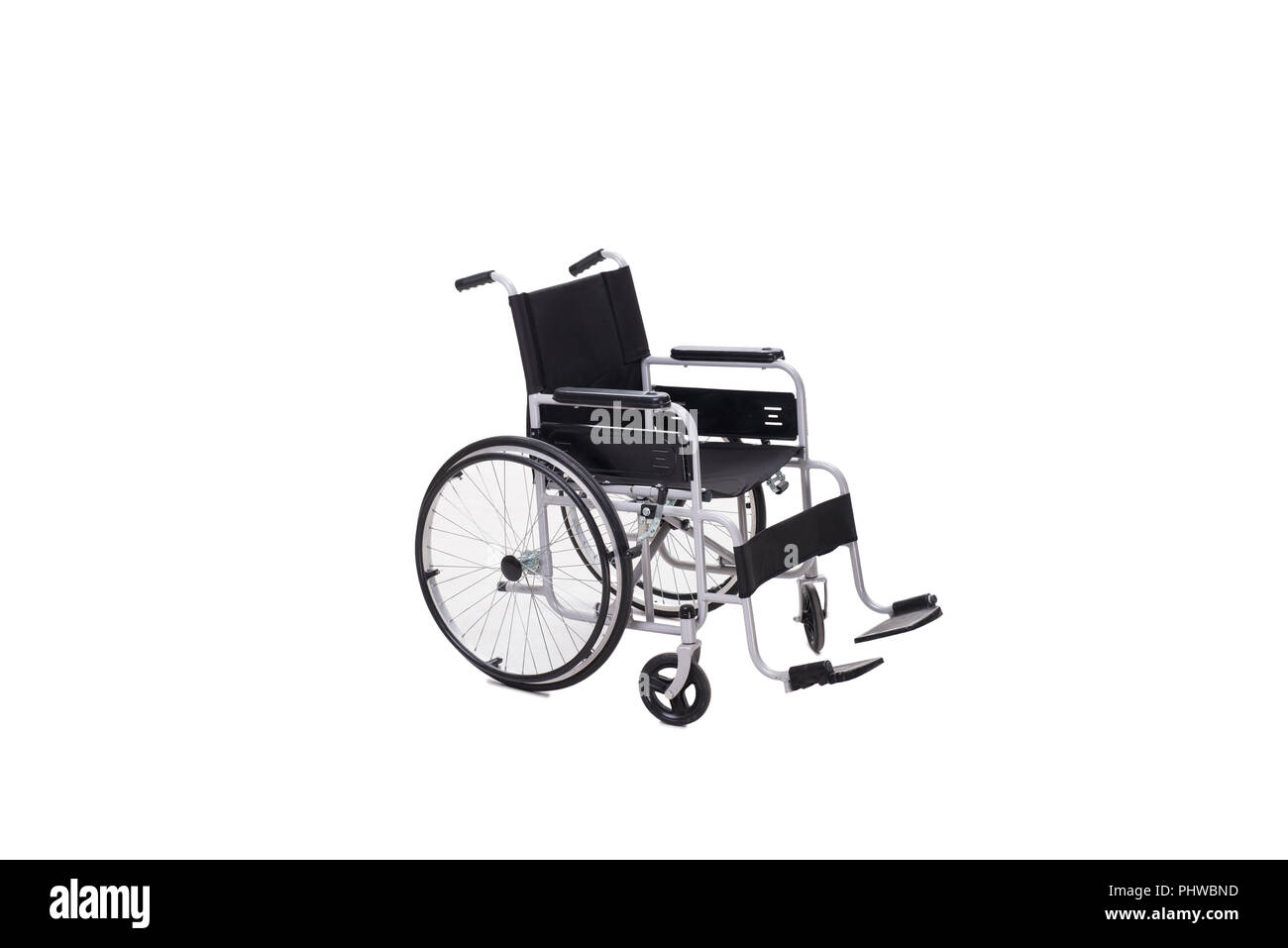 Wheelchair isolated on white background Stock Photo - Alamy