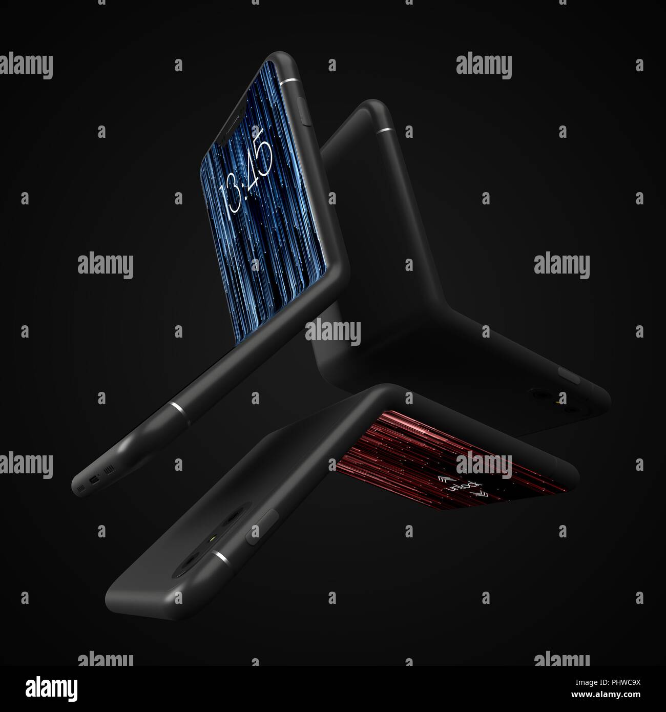 Bendable smart phone hi-res stock photography and images - Alamy