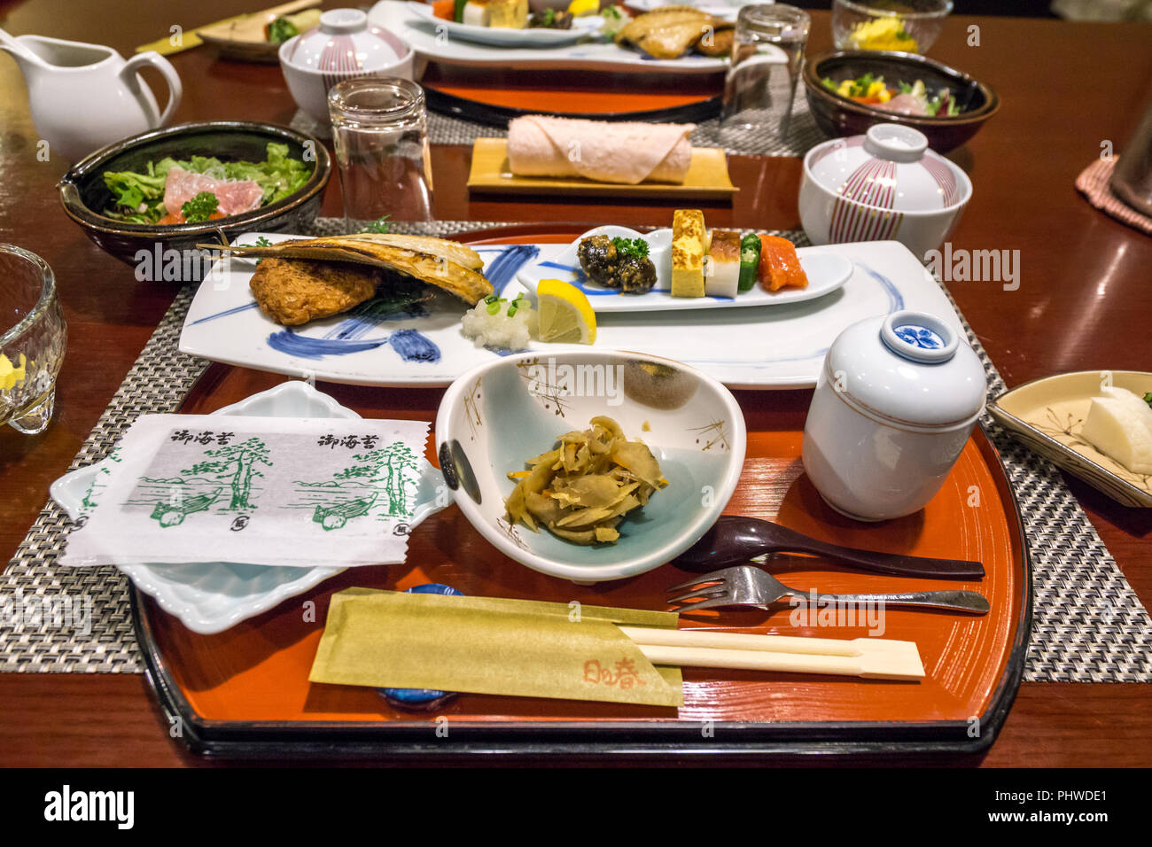 japanese traditional breakfast Stock Photo - Alamy