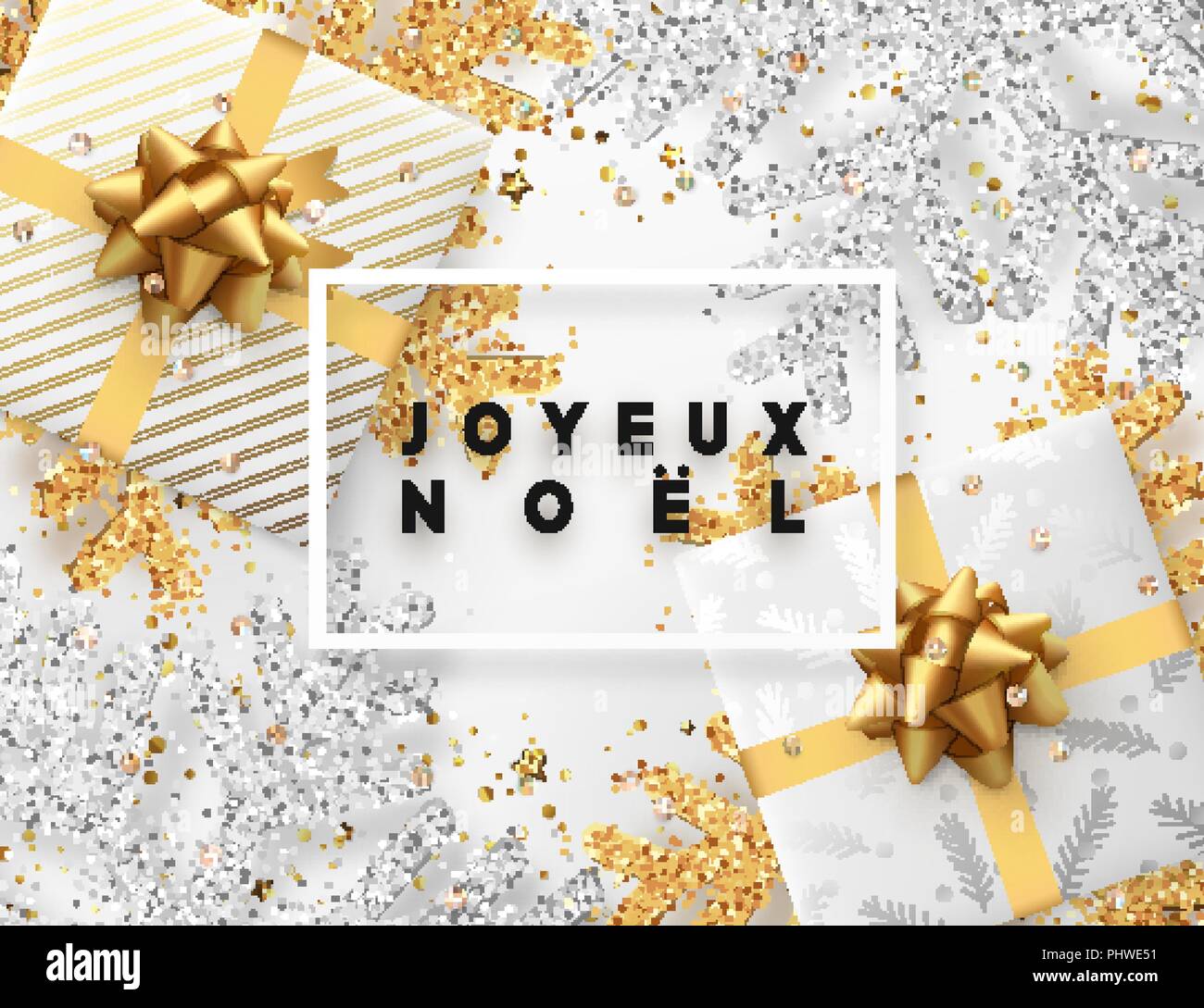 Gold sprinkled border Stock Vector Images - Alamy