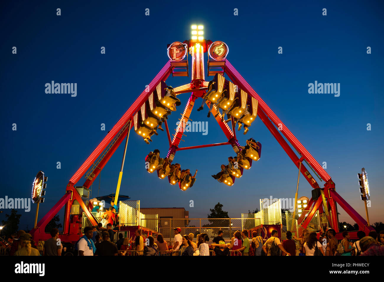 The Midway at the Great New York State Fair, September 1, 2018 Stock ...