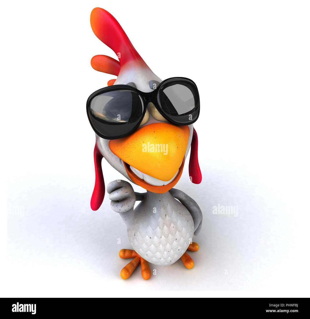 Cartoon chicken sunglasses hi-res stock photography and images - Alamy