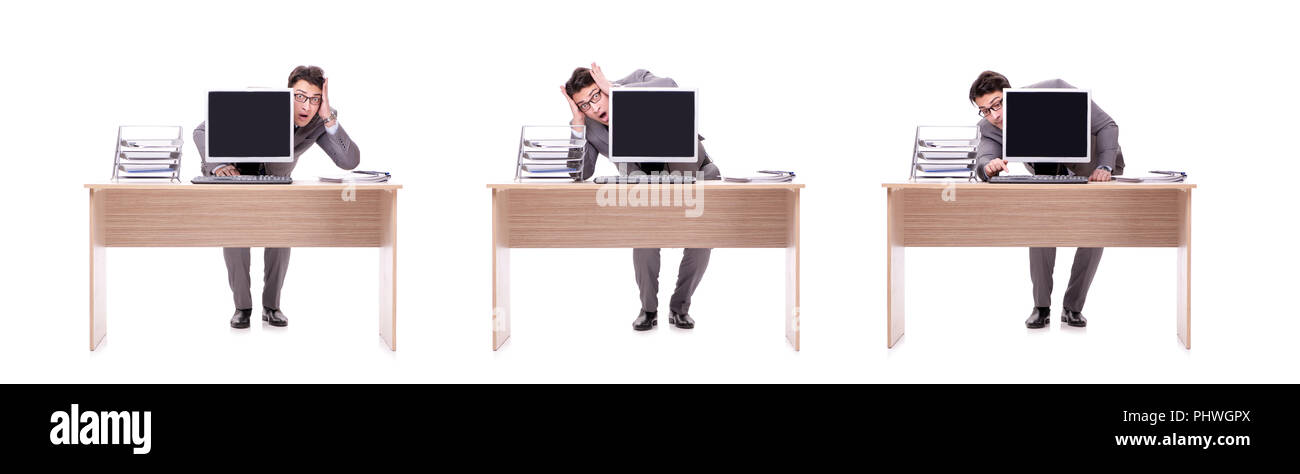 Hiding at work office Cut Out Stock Images & Pictures - Alamy