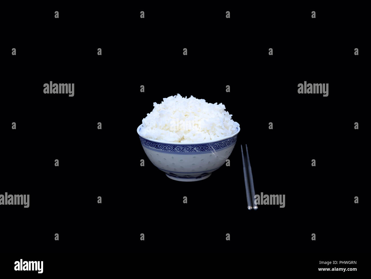 Silver rice bowl hi-res stock photography and images - Alamy