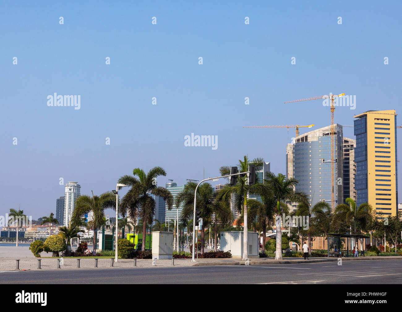 Marginal promenade called avenida 4 de fevereiro, Luanda Province ...