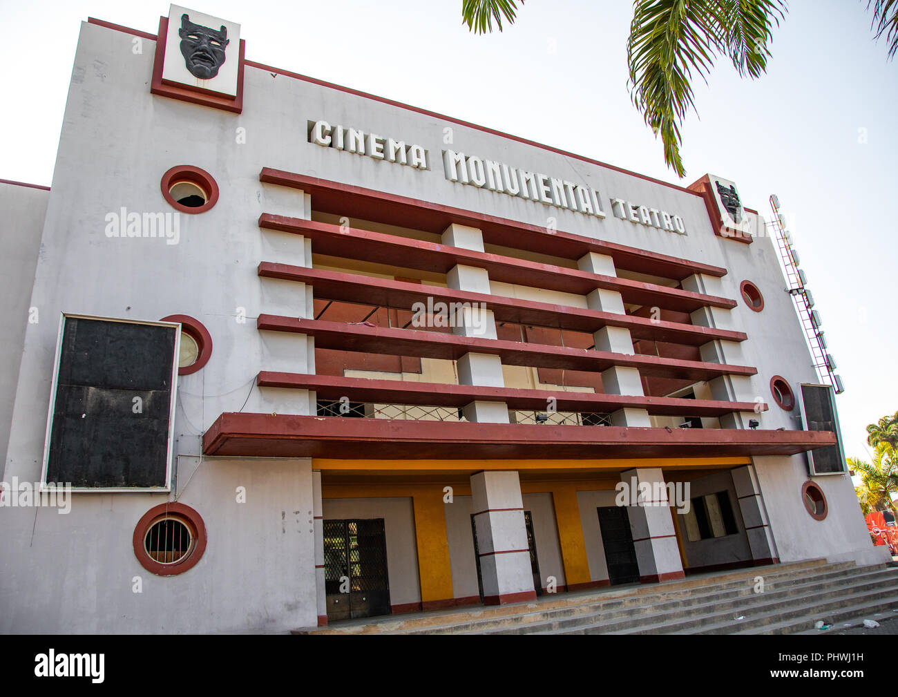 Cinema teatro Monumental, Benguela Province, Benguela, Angola Stock ...