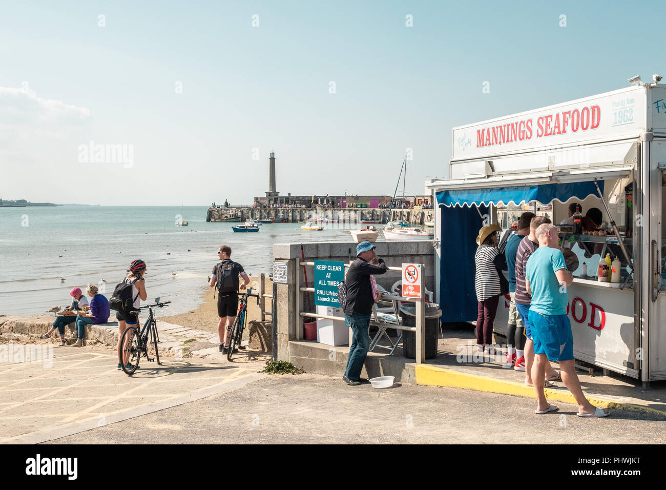 Mannings Seafood Stall, Margate, Kent, Uk Stock Photo - Alamy