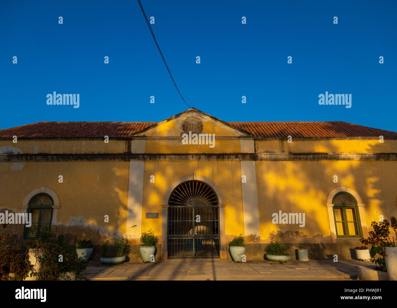 Old portuguese colonial warehouse, Benguela Province, Benguela, Angola ...