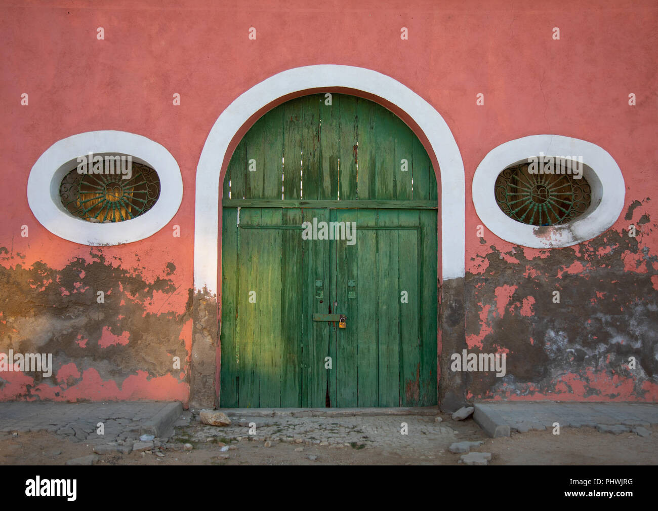 Old portuguese colonial warehouse, Benguela Province, Benguela, Angola ...