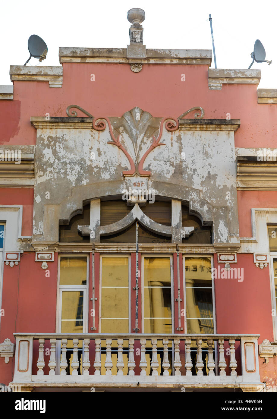 Old portuguese colonial building, Luanda Province, Luanda, Angola Stock ...