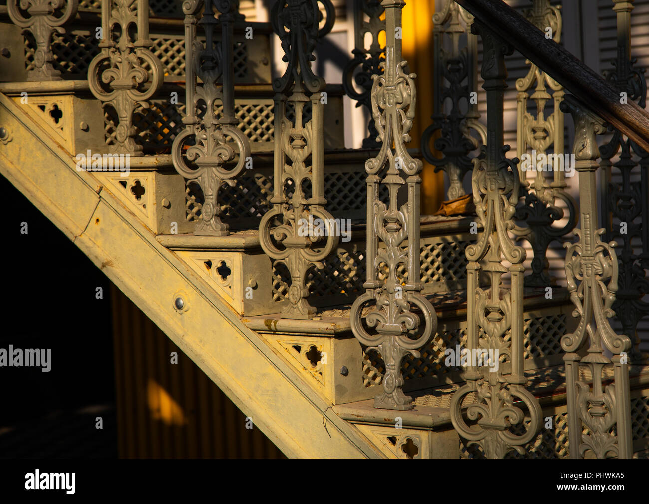 Palacio de ferro stairs built by Gustave Eiffel, Luanda Province ...
