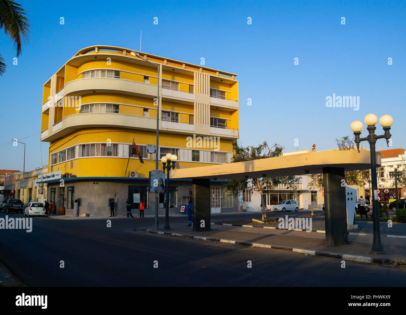 Old portuguese colonial building, Namibe Province, Namibe, Angola Stock ...