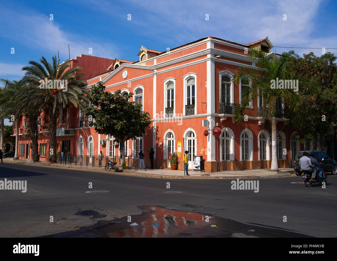 Old colonial building of the hotel Mocamedes, Namibe Province, Namibe ...
