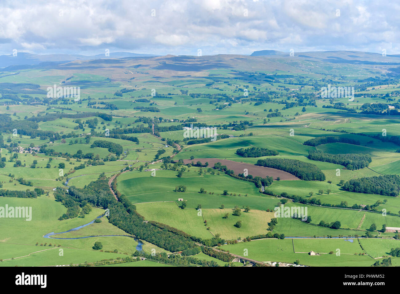 Aerial View Yorkshire Moors Stock Photos & Aerial View Yorkshire Moors ...