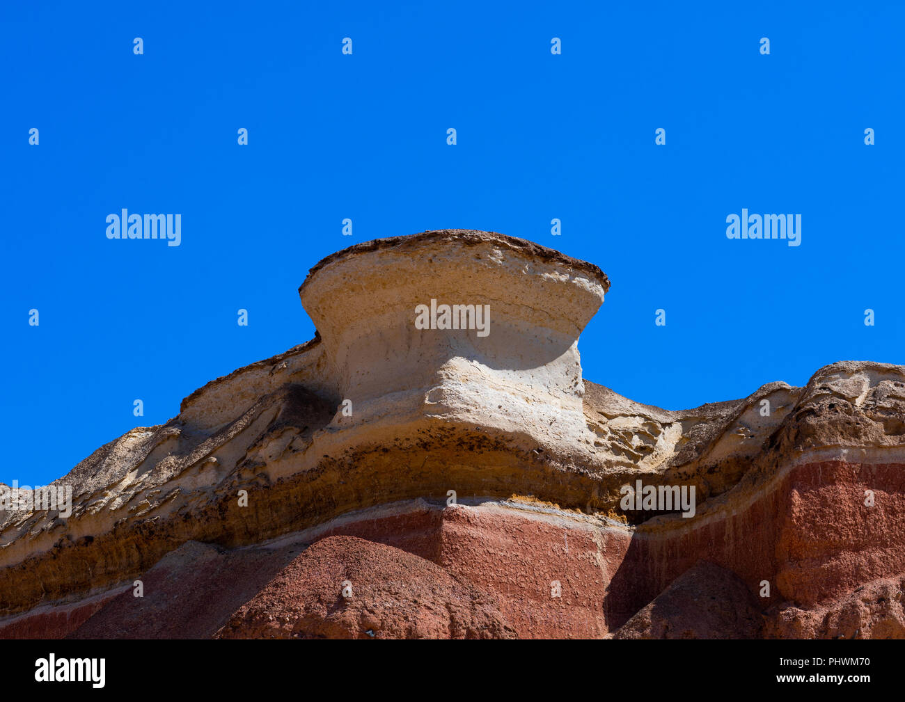 Rock formations in an arid area, Cunene Province, Curoca, Angola Stock ...