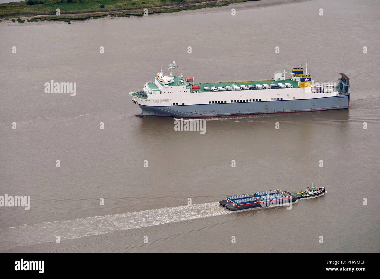 An aerial view of gravesend hi-res stock photography and images - Alamy
