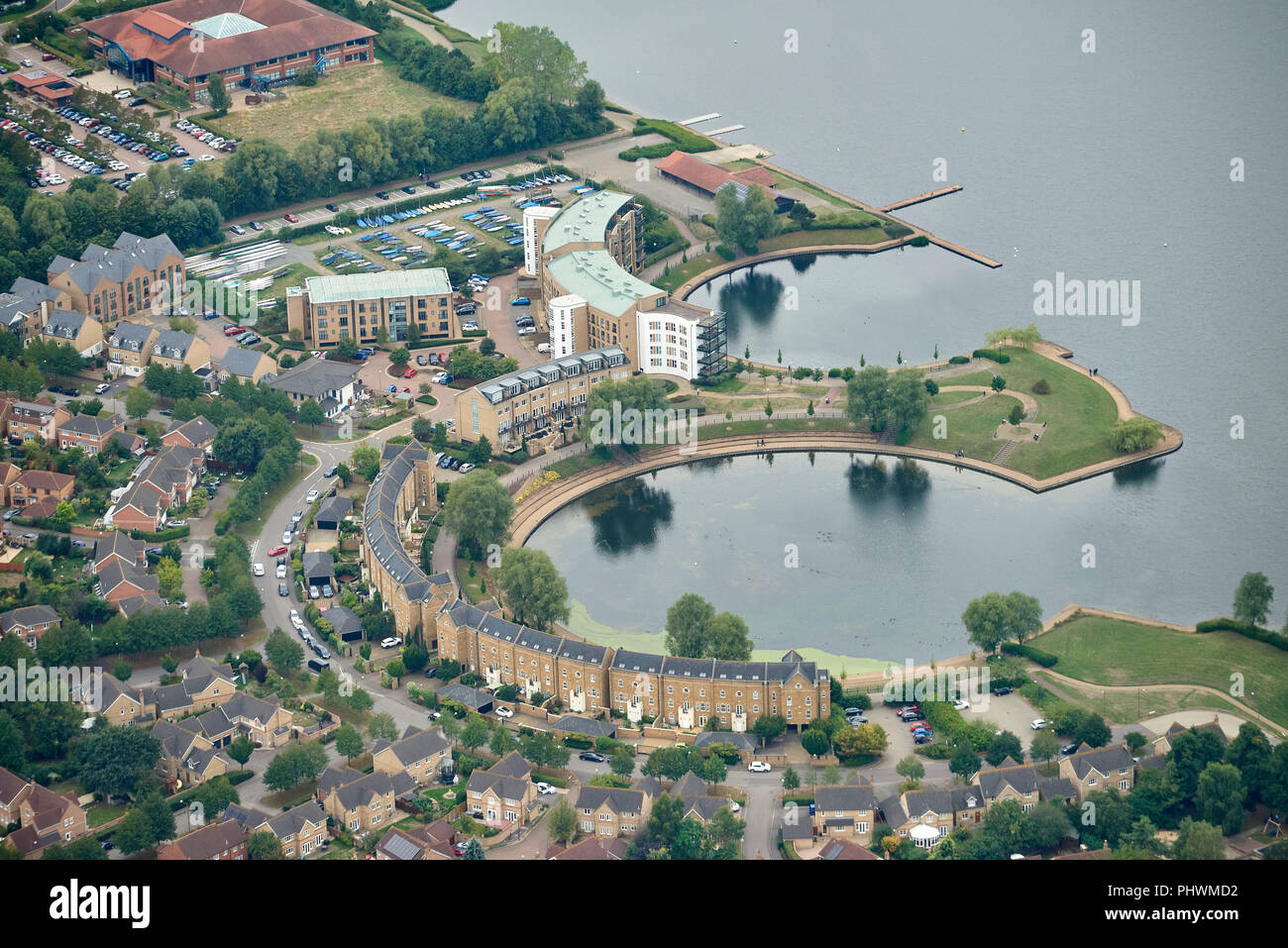 Aerial view milton keynes hi-res stock photography and images - Alamy