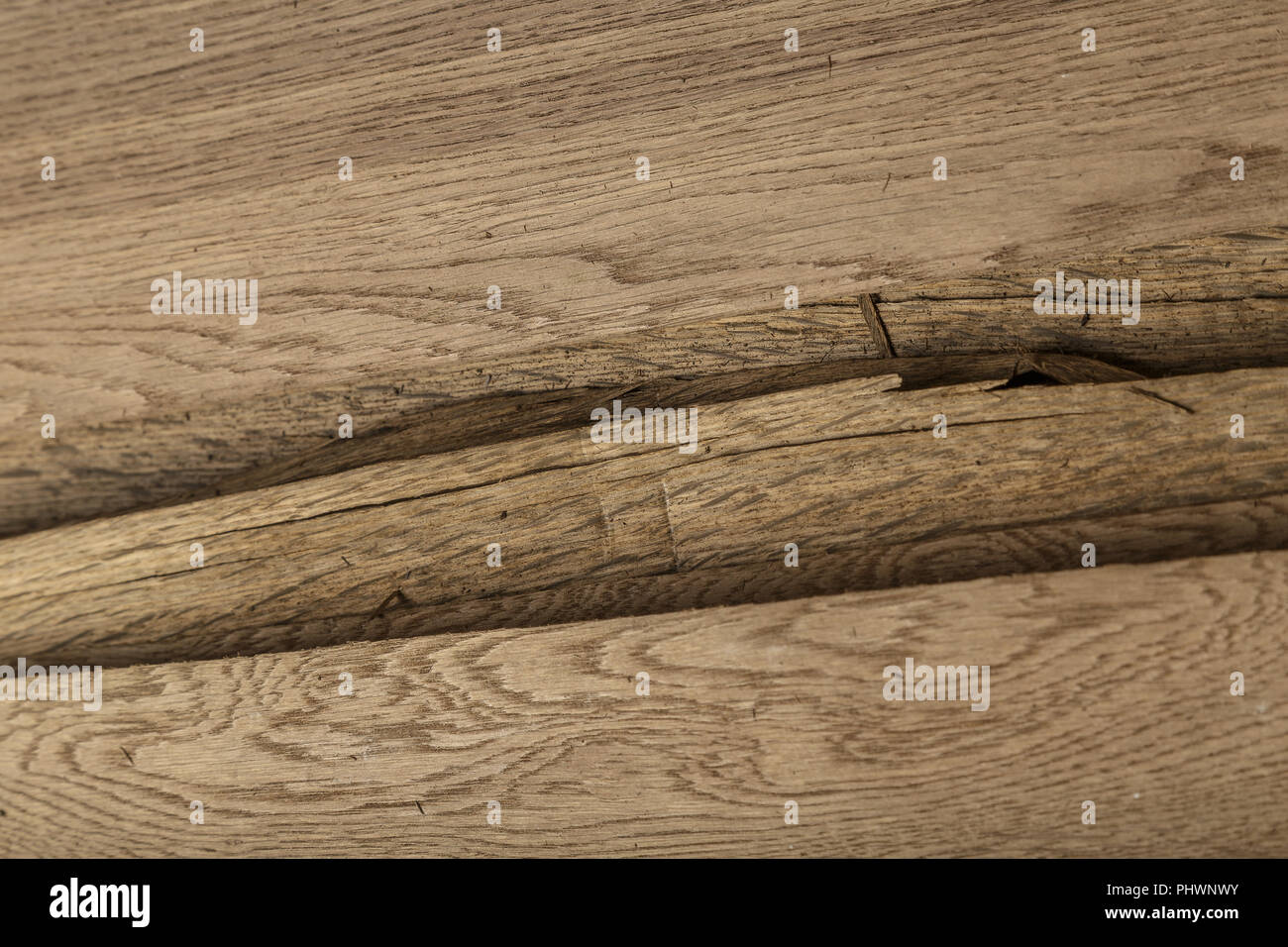 Veneer made from old oak, texture of wood Stock Photo - Alamy