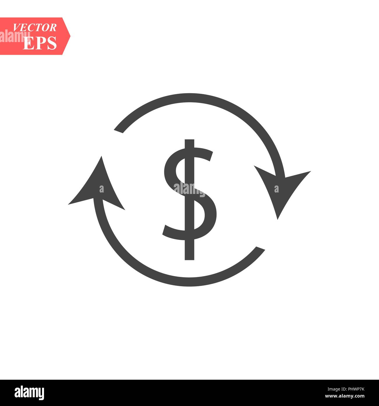 money exchange icon illustration isolated vector sign symbol Stock ...