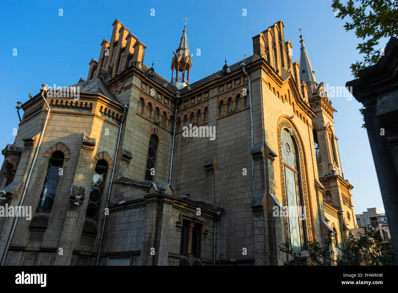 BATUMI, ADJARA, GEORGIA - JULY 8, 2018: Batumi Cathedral of the Mother ...