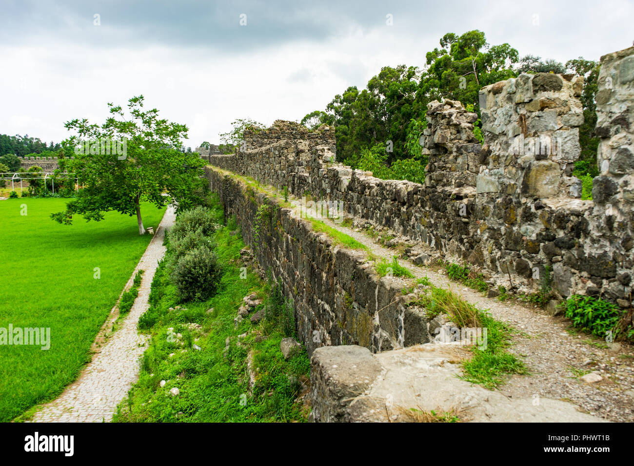 Gonio, Georgia / July 9, 2018: Ancient roman fortress Gonio - Asparos ...