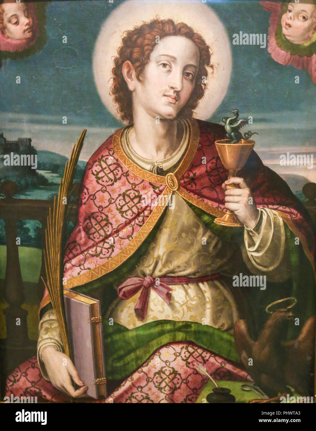 Chalice of saint john the evangelist hi-res stock photography and ...