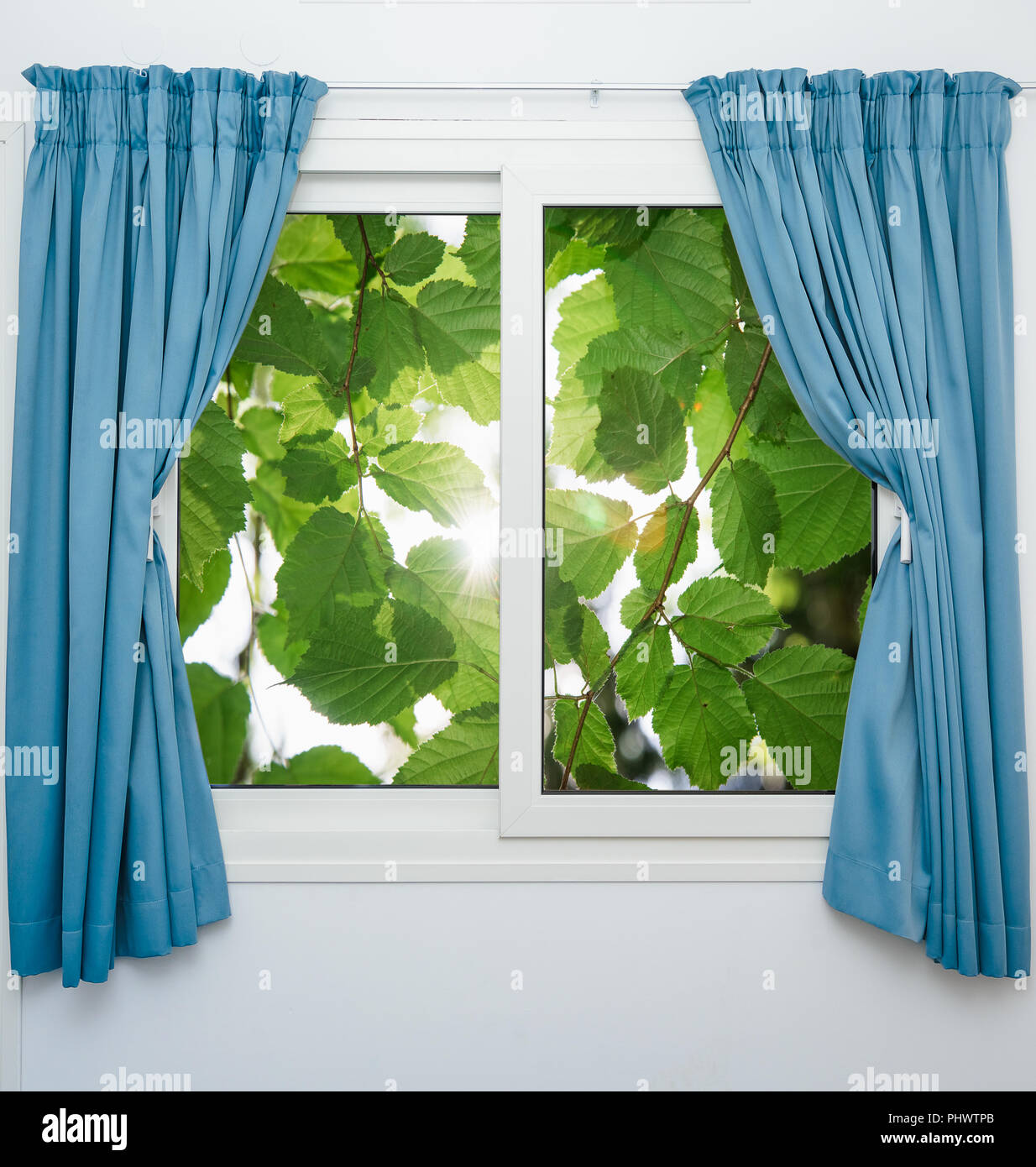 beautiful view from the window to nature picturesquely Stock Photo - Alamy