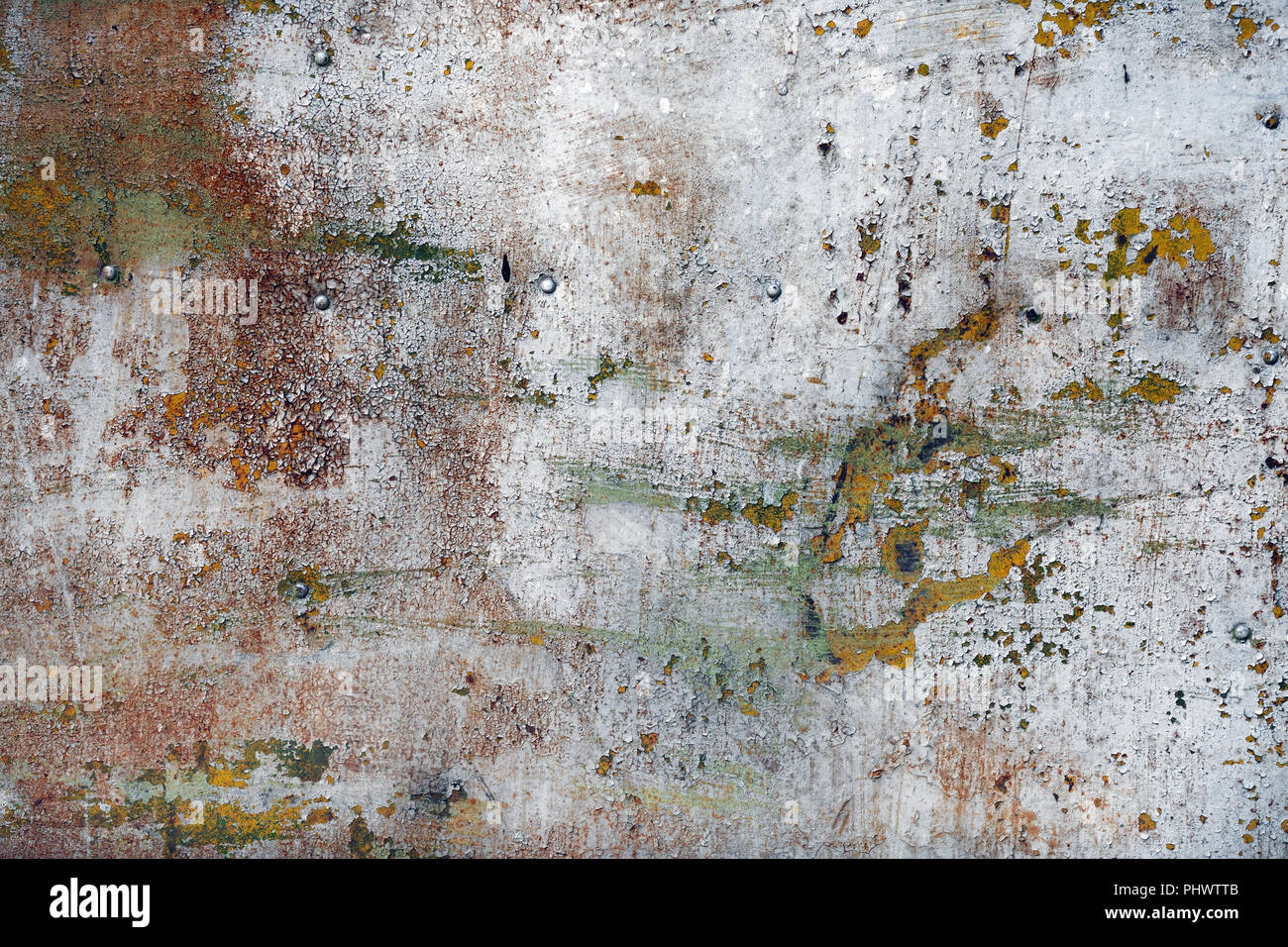 Metal rust background. Grunge rusted metal texture with peeling paint ...