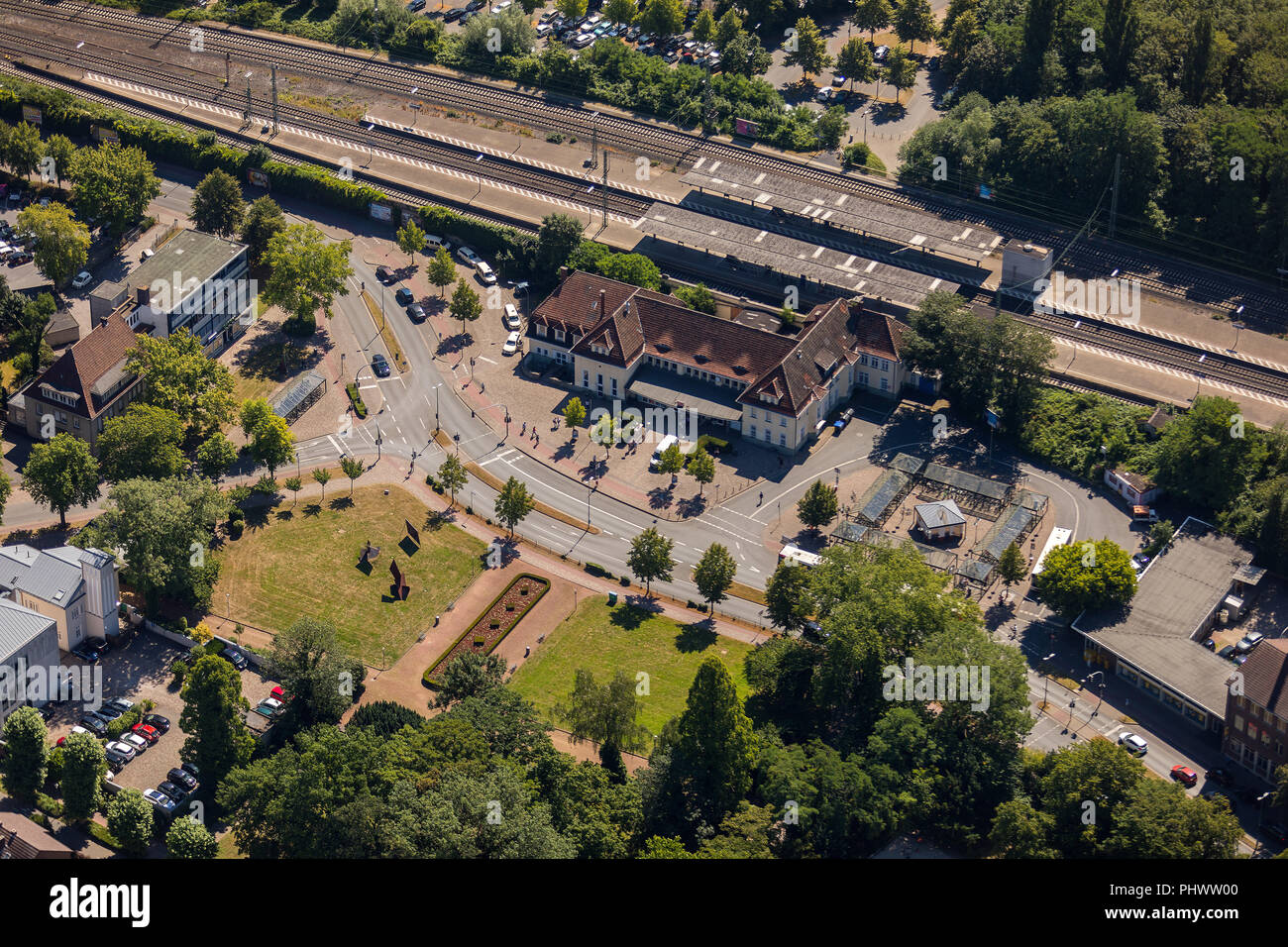 Ahlen Central Station, Ahlen Station, Bahnhofsplatz, Ahlen, Ruhr Area ...