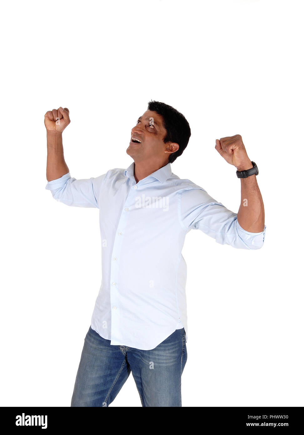 Exited man hi-res stock photography and images - Alamy