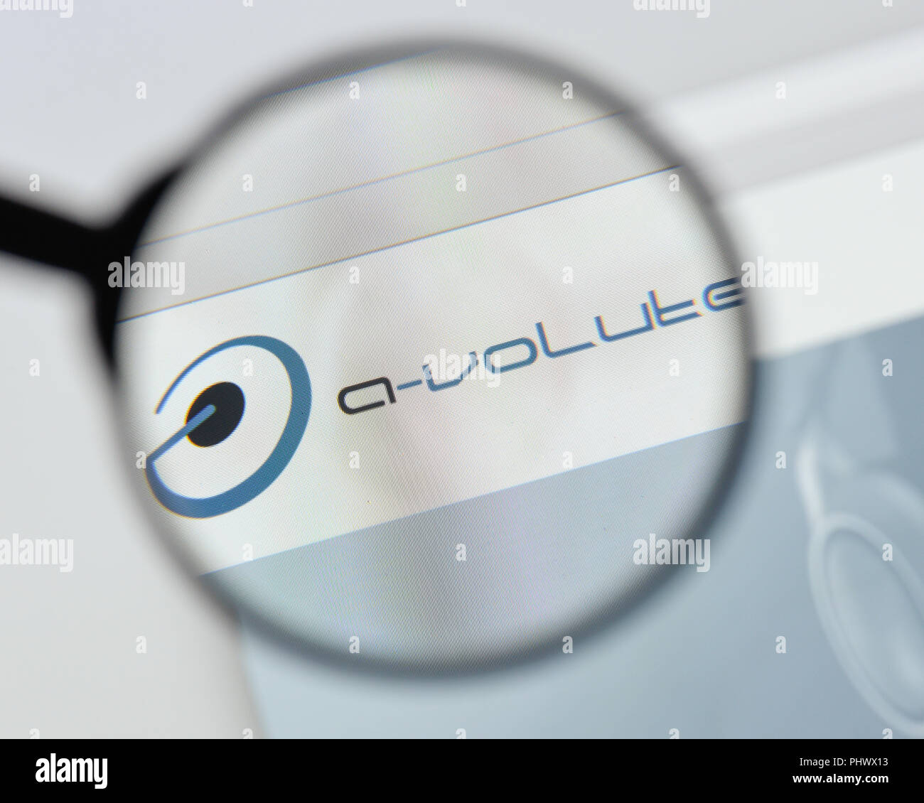 Milan, Italy - August 20, 2018: A-Volute website homepage. A-Volute ...