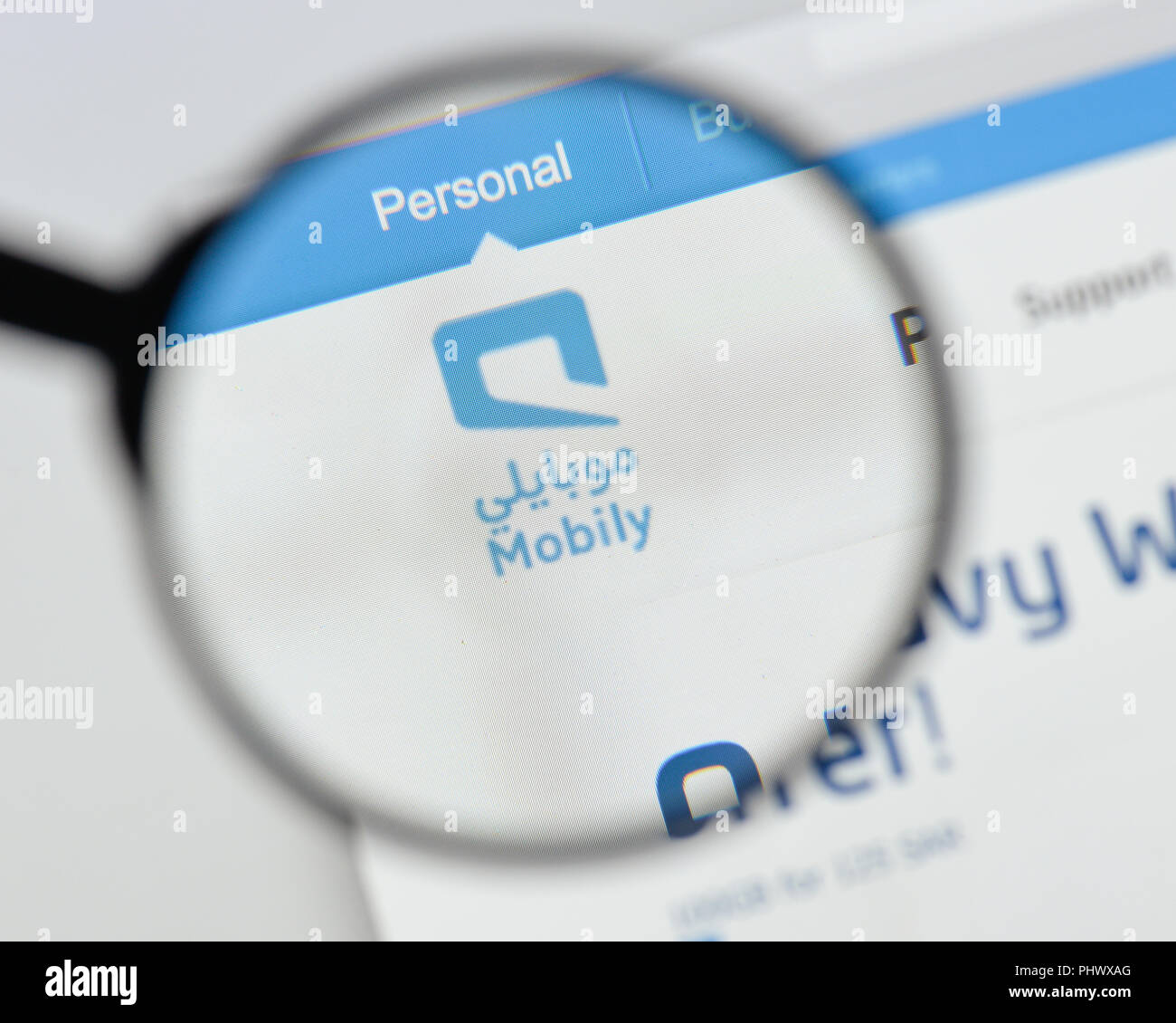 Mobily logo hi-res stock photography and images - Alamy