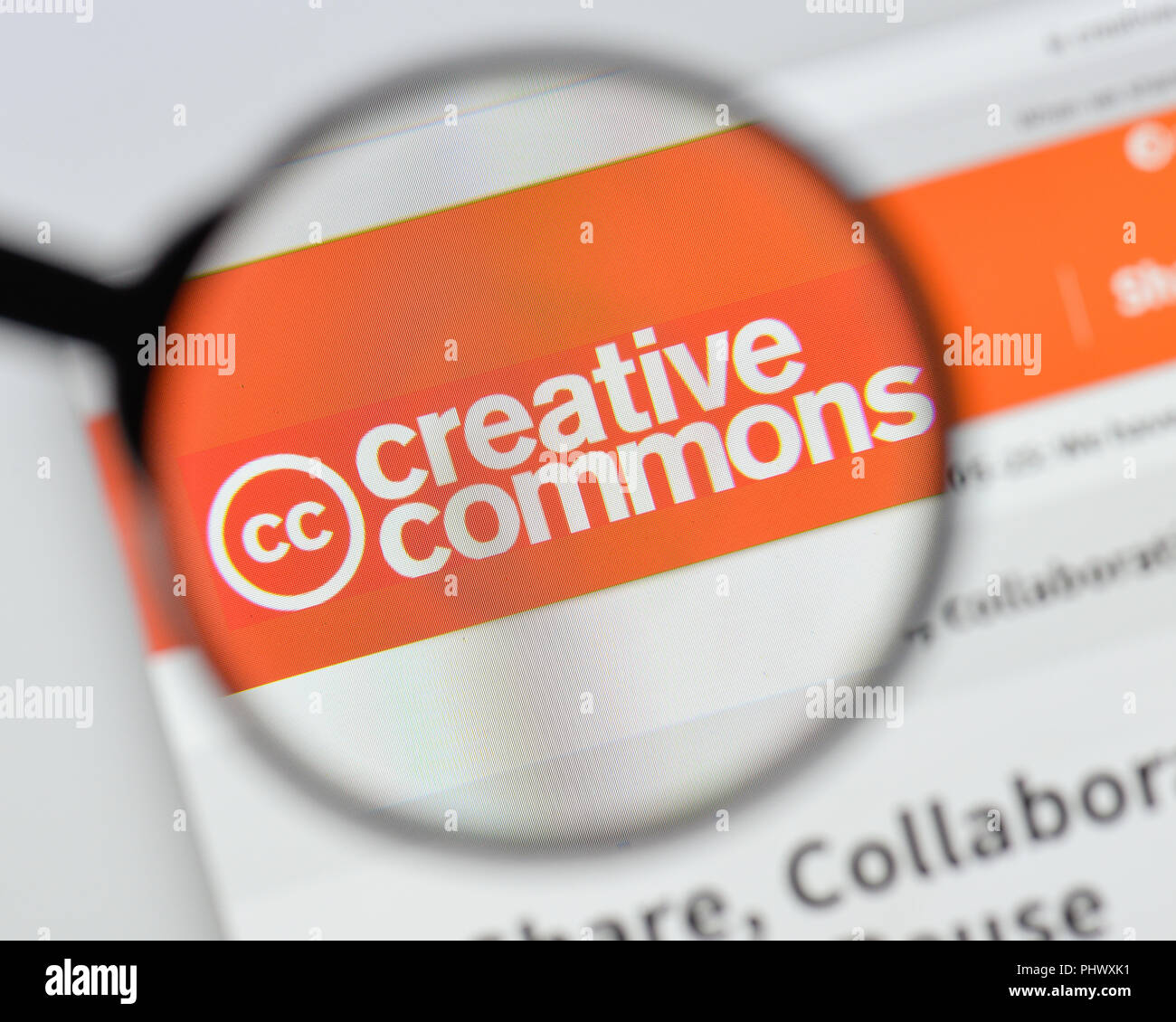 Creative commons logo hi-res stock photography and images - Alamy