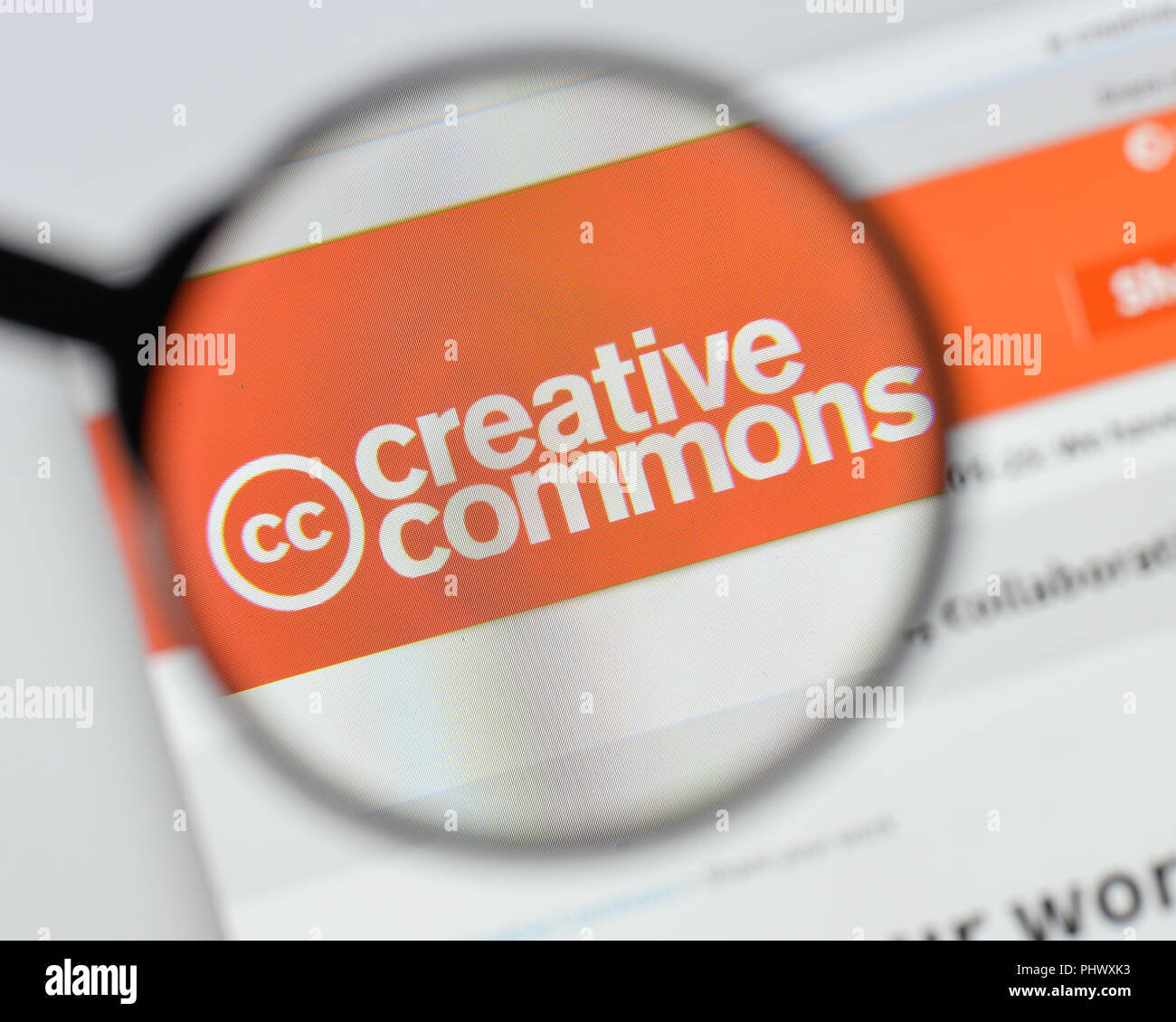Creative commons logo hi-res stock photography and images - Alamy